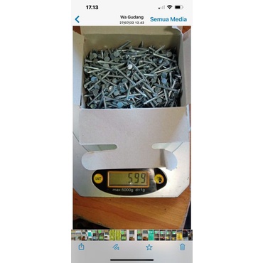 Jual Paku Kalsiboard DMI 1 inc /paku gr plafon 600gram 1 kg | Shopee Indonesia