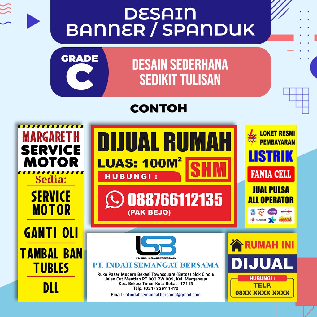 Jual JASA DESAIN SPANDUK / BANNER / KARTU NAMA | Shopee Indonesia