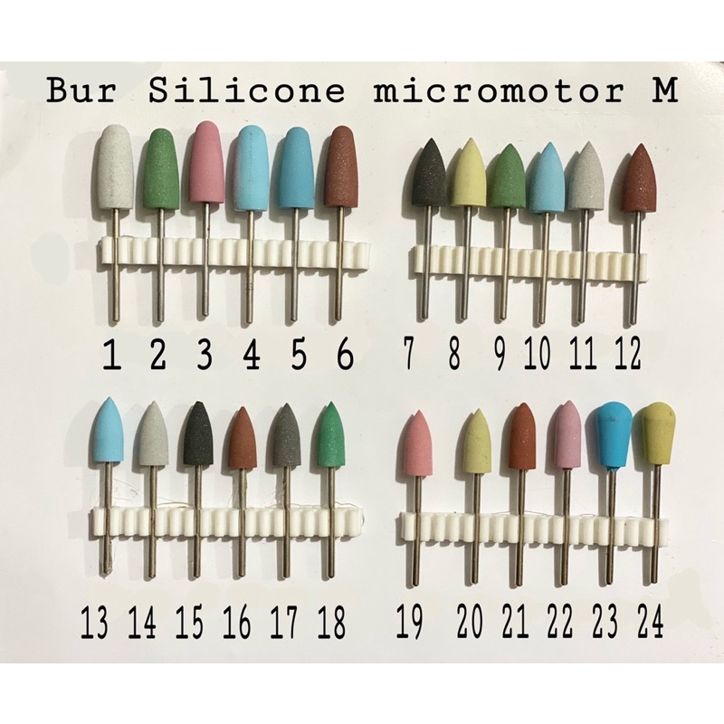 Jual Bur Silicone/ rubber micromotor M | Shopee Indonesia