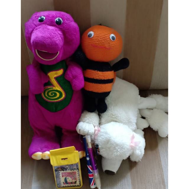 Jual Boneka second barney dan puddle | Shopee Indonesia