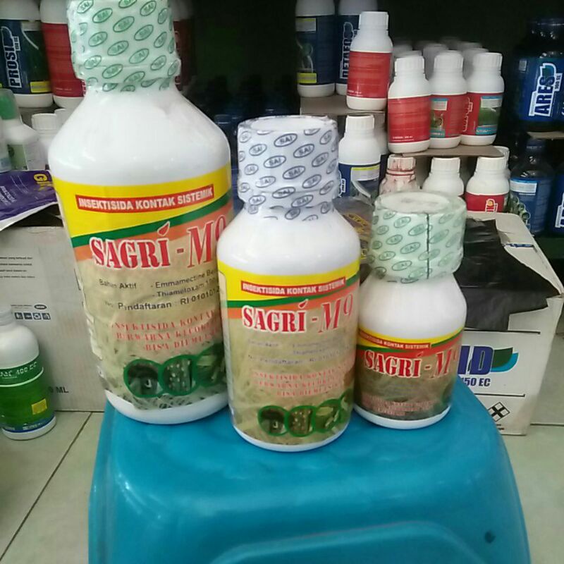 Jual Sagri M9 20/100 EC insektisida bahan aktif : emamectin benzoat dan thiametoxam 250ml/500ml ...