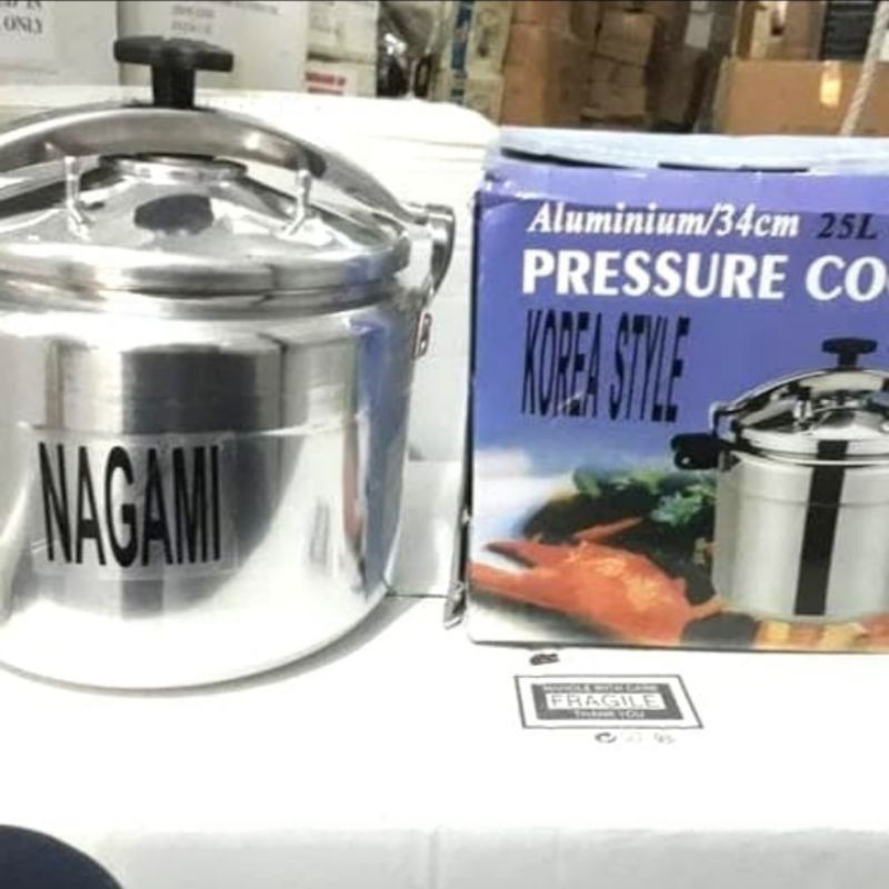 Jual Presto Panci Besar Pressure Cooker Jumbo Nagami 20 / 25 / 36 / 50 / 75 Liter | Shopee Indonesia