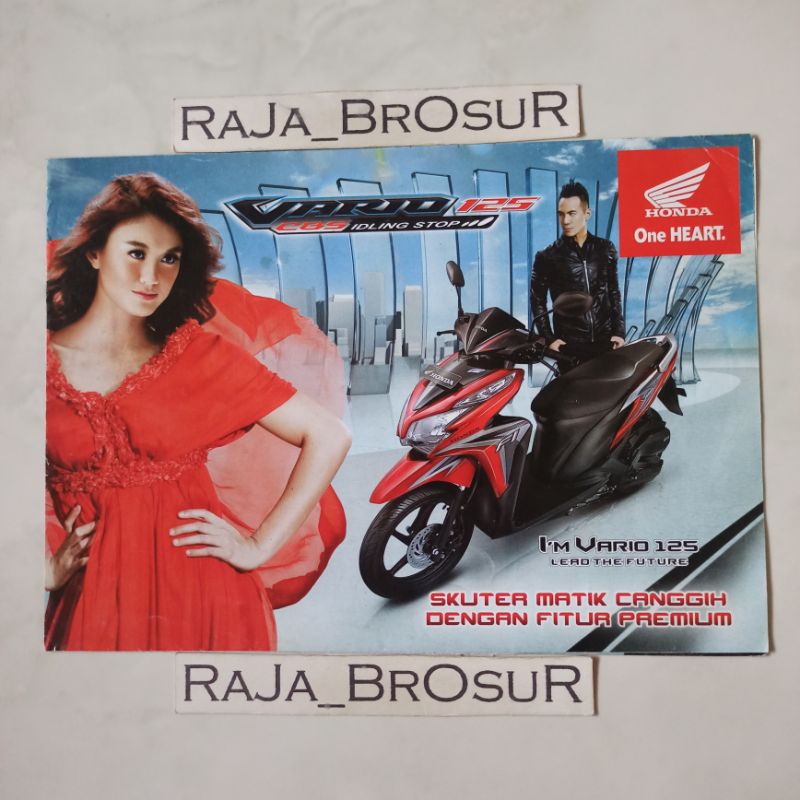 Jual Poster brosur katalog leaflet Vario125 Vario 125 Techno Helm In AT ...