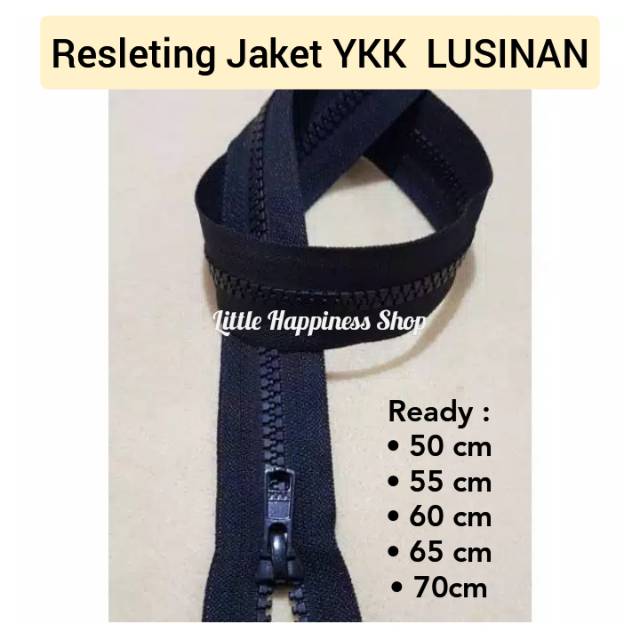 Jual Resleting Jaket YKK Hitam (Lusinan) | Shopee Indonesia