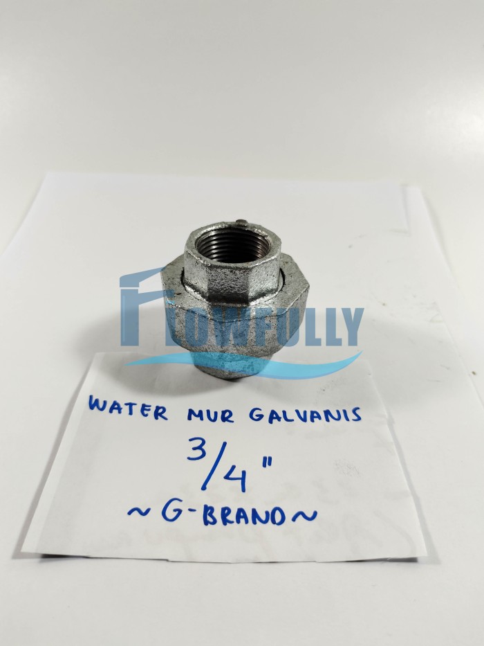 Jual WATER MUR BESI GALVANIS 3/4 INCH G BRAND WATERMUR WATERMOOR UNION ...