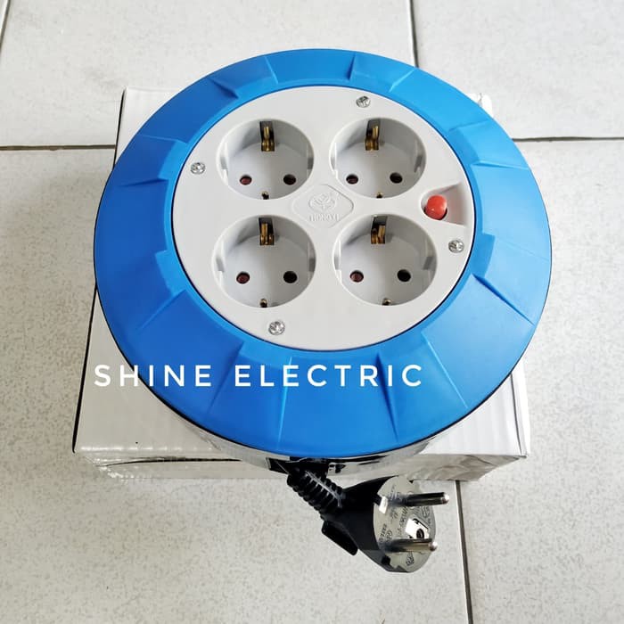 Jual Kabel Rol Gulung 7,5m 7,5meter Kaiser colokan gulungan stopkontak ...