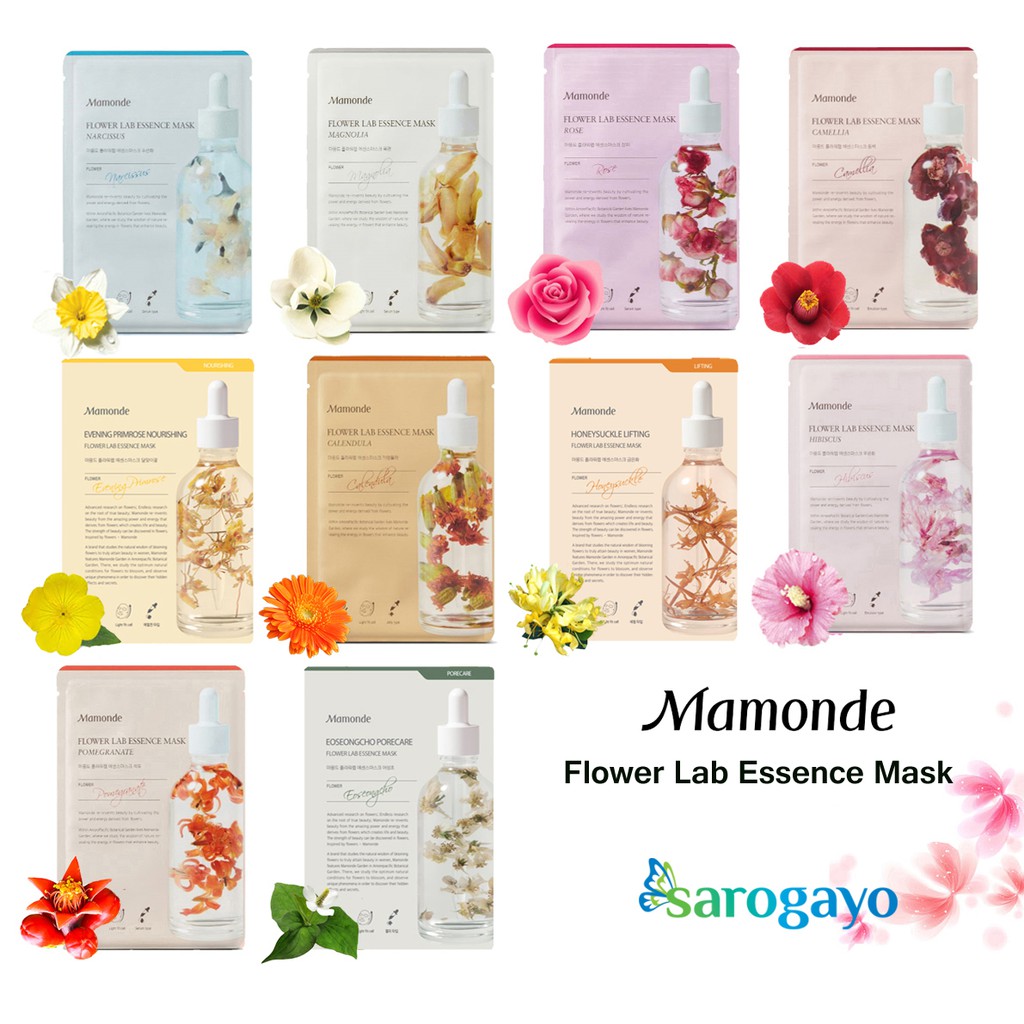 Jual [sarogayo] READY STOCK Mamonde Flower Lab Essence Mask Sheet ...