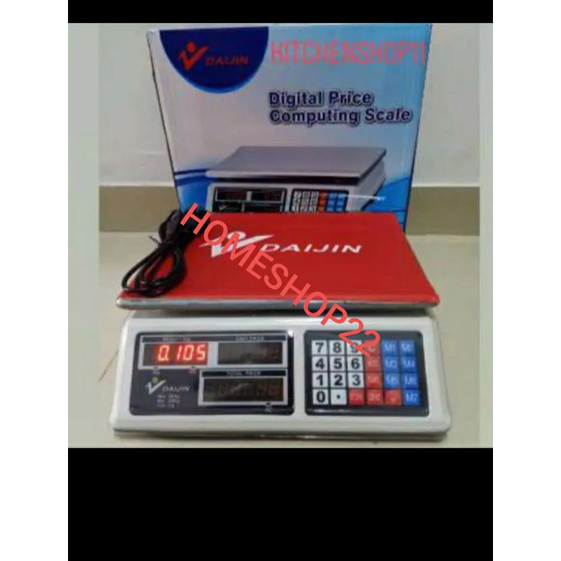 Jual timbangan digital laundry /timbangan digital buah/timbangan 30kg ...