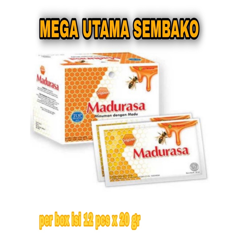 Jual madurasa original per box isi ( 12 sachet x 20 gr ) | Shopee Indonesia