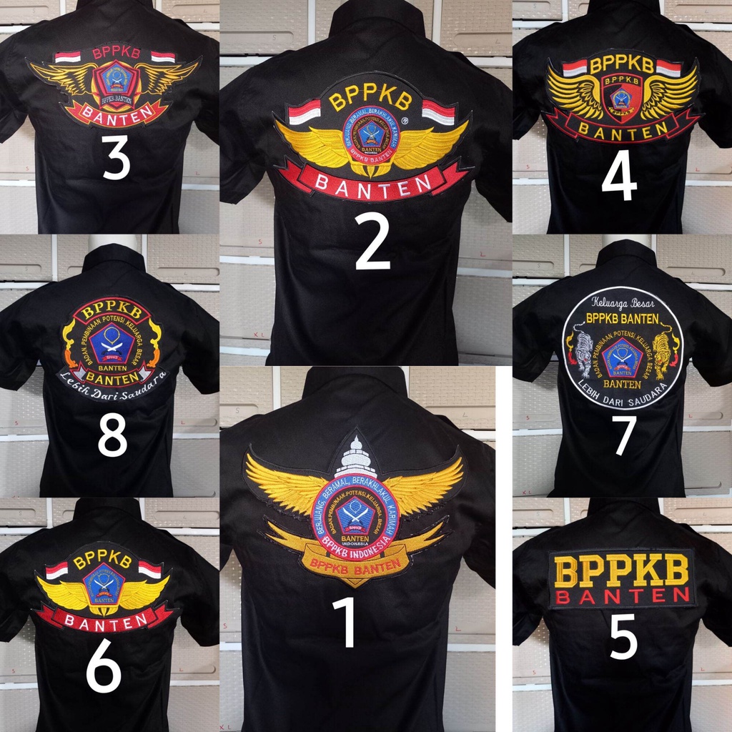 Jual KEMEJA BPPKB LOGO DEPAN BELAKANG REQUES NAMA | Shopee Indonesia