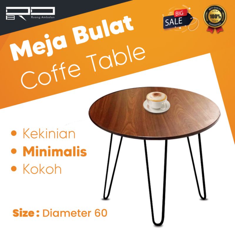 Jual Meja Bulat Minimalis | Shopee Indonesia