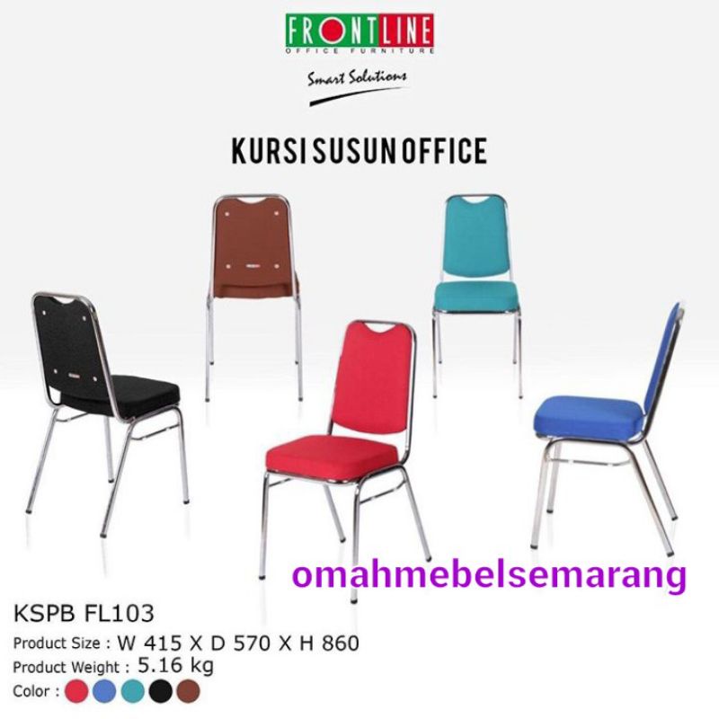 Jual Kursi Susun Kantor Frontline KSPB 103 Office chair minimalis ...