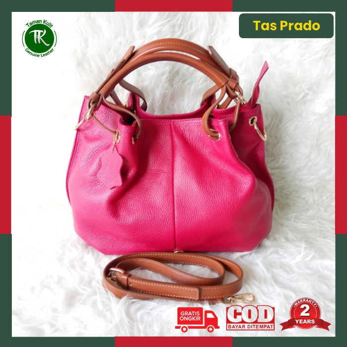 Jual Tas kulit prado tas kulit wanita - tas kulit asli - tas kulit sapi ...