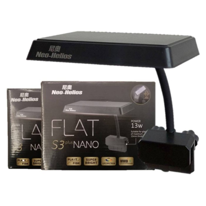 Jual Lampu Led Aquarium Aquascape Neo Helios Flat S3 Nano Full Spectrum ...