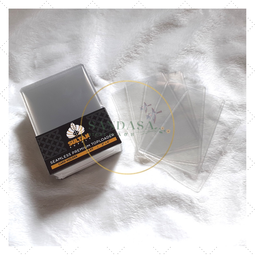Jual [PER PIECE] Toploader Sultan Seamless | 35 pt | 3"x4" | Pelindung Kartu | Photocard | KPop ...