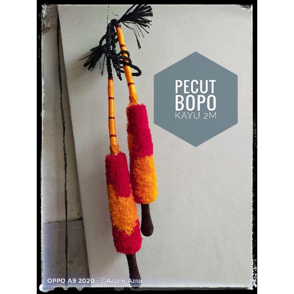 Jual Pecut Bopo anak / pecut jaranan kuda lumping 2 meter / Pecut ...
