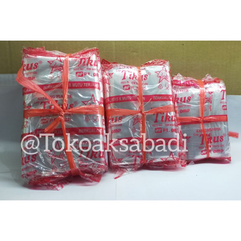 Jual PLASTIK PP BENING CAP TIKUS MERAH UK 1/4 1/2 1KG 1KG1/2 /PLASTIK TIKUS/ PP BENING | Shopee ...