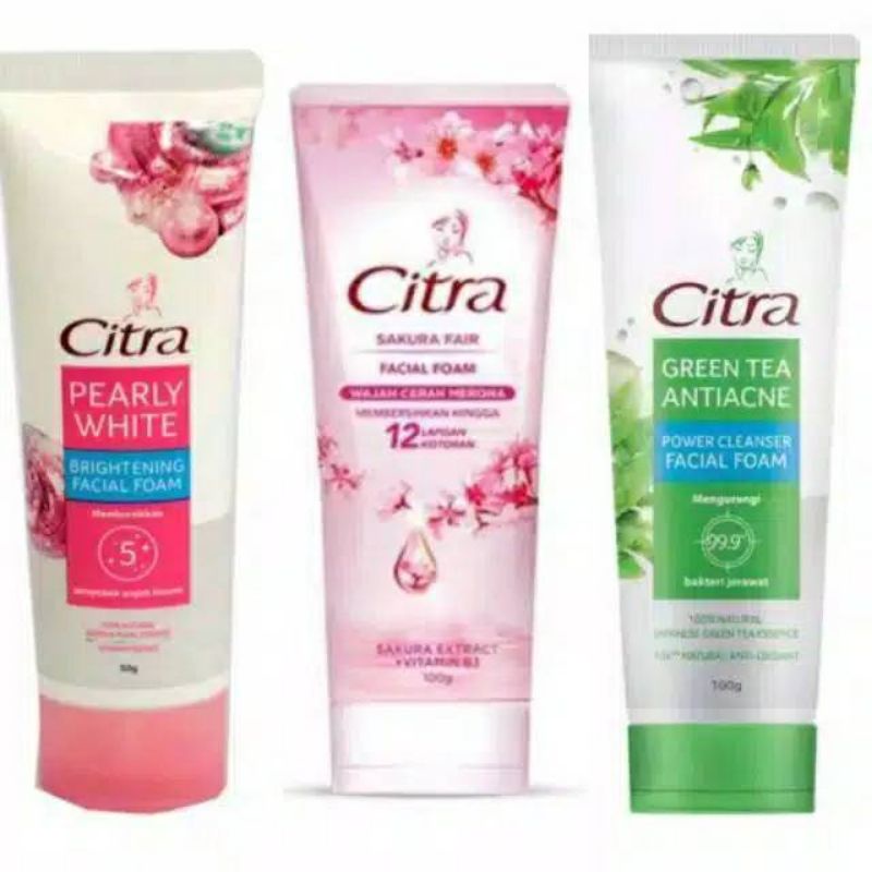 Jual Citra Facial Wash 100ml & 50ml Original 100% | Shopee Indonesia