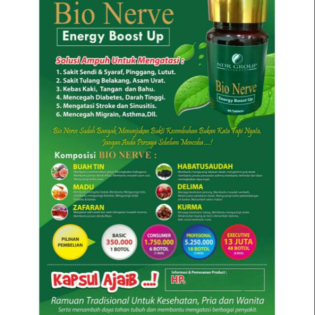 Jual Bio Nerve NDR Group | Shopee Indonesia