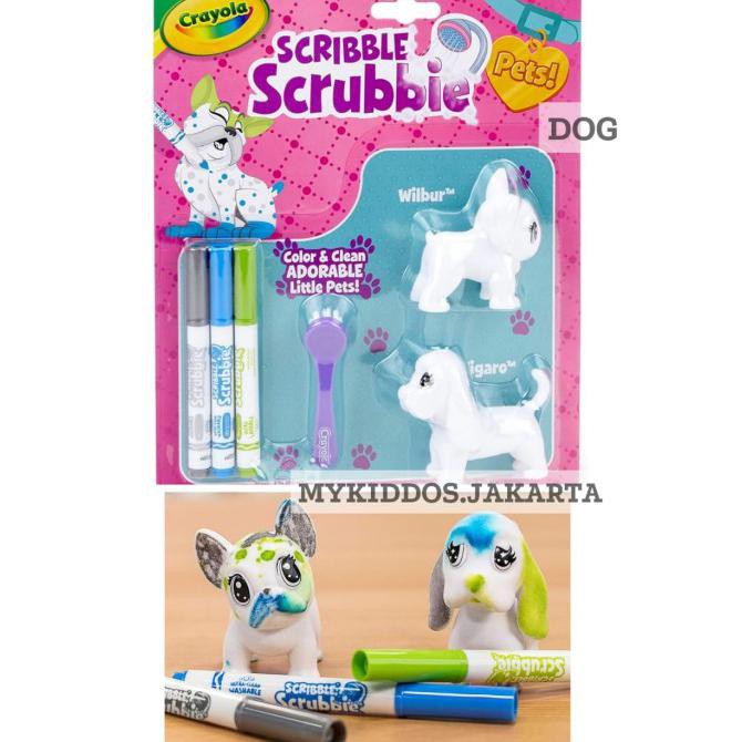 Jual Crayola Scribble Scrubbie Pets 2 Pack - Mainan Mewarnai Anak - DOG ...