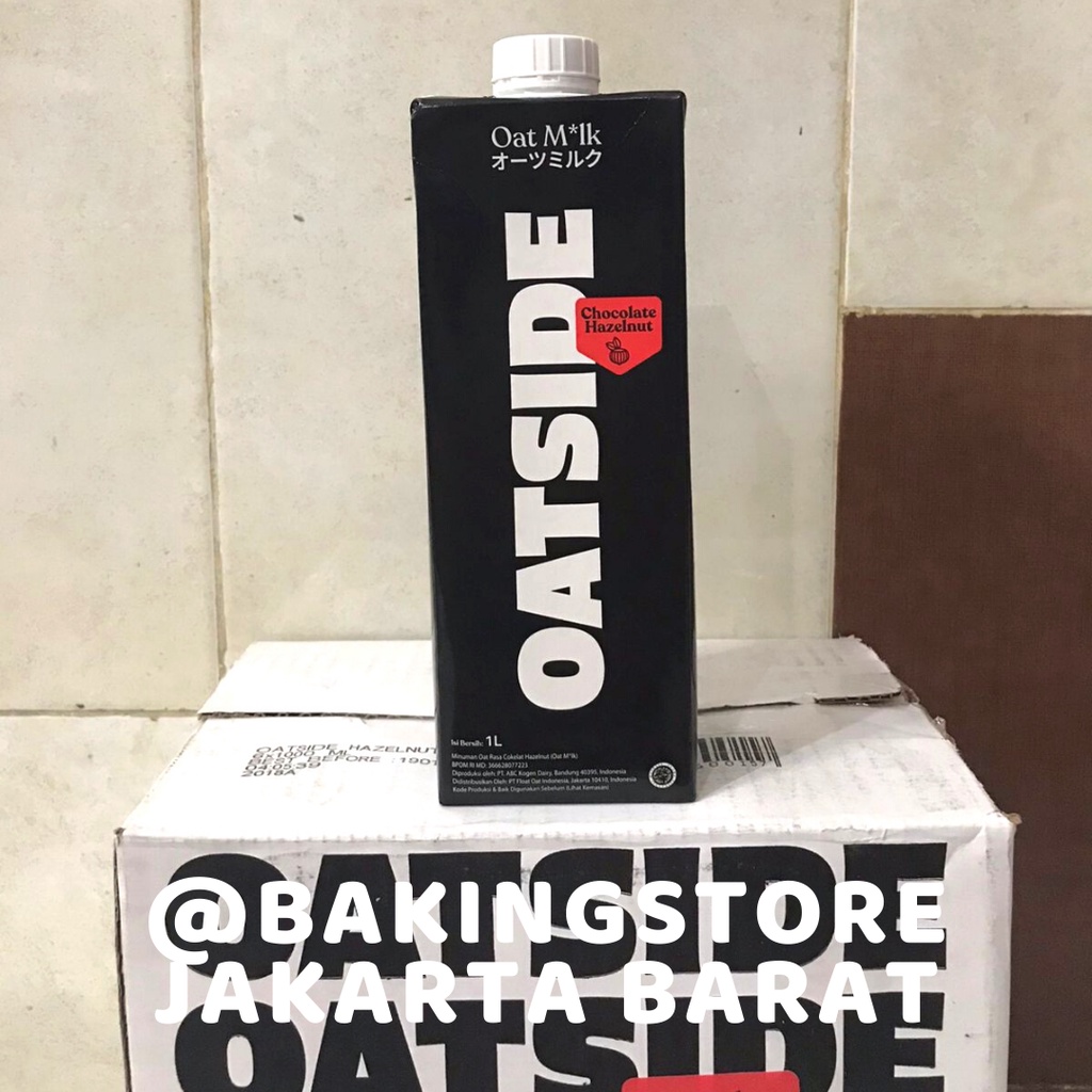 Jual Oatside Choco Hazelnut Oat Milk 1L - Susu Gandum Lactose & Dairy ...