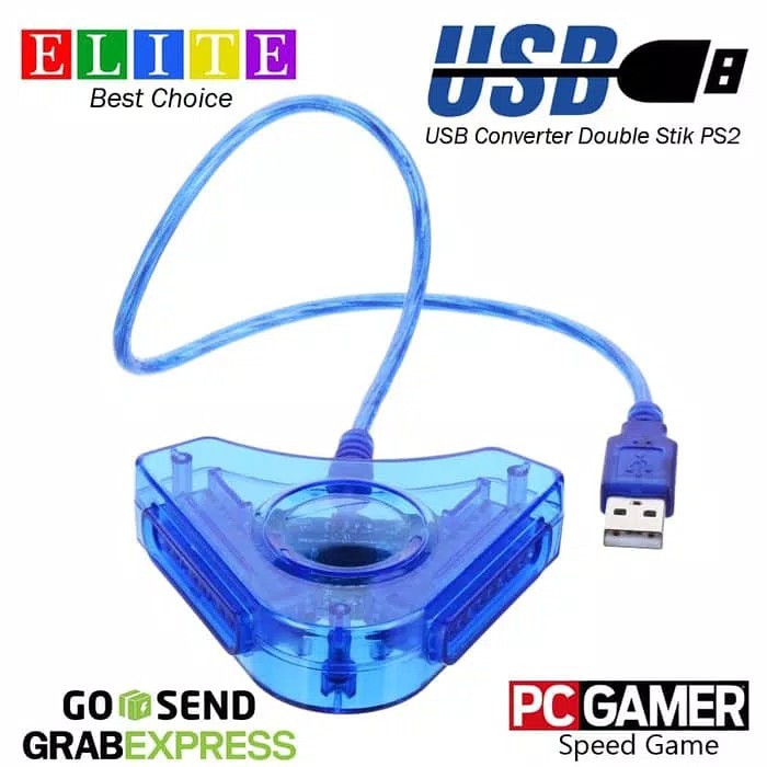 Jual USB to PS 2 Converter - 2 player | Shopee Indonesia
