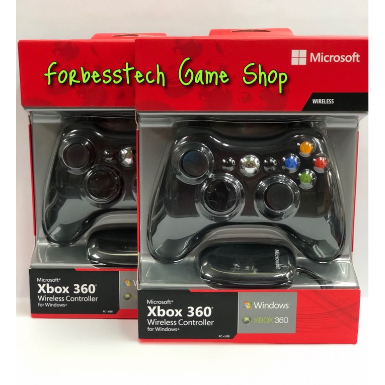 Jual Microsoft XBOX 360 Wireless Controller Bundle Receiver Stik ...