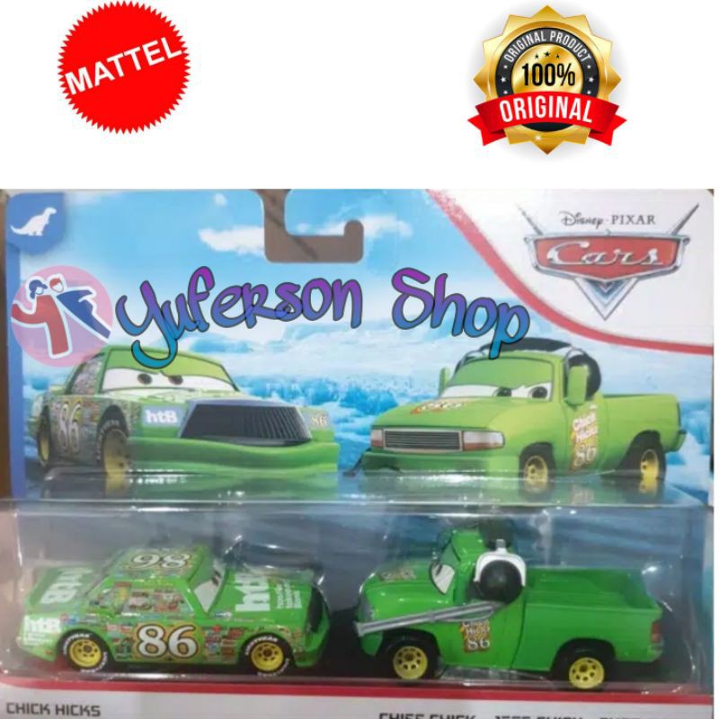 Jual Disney Pixar CARS Chick Hicks & Chief Chick | Shopee Indonesia