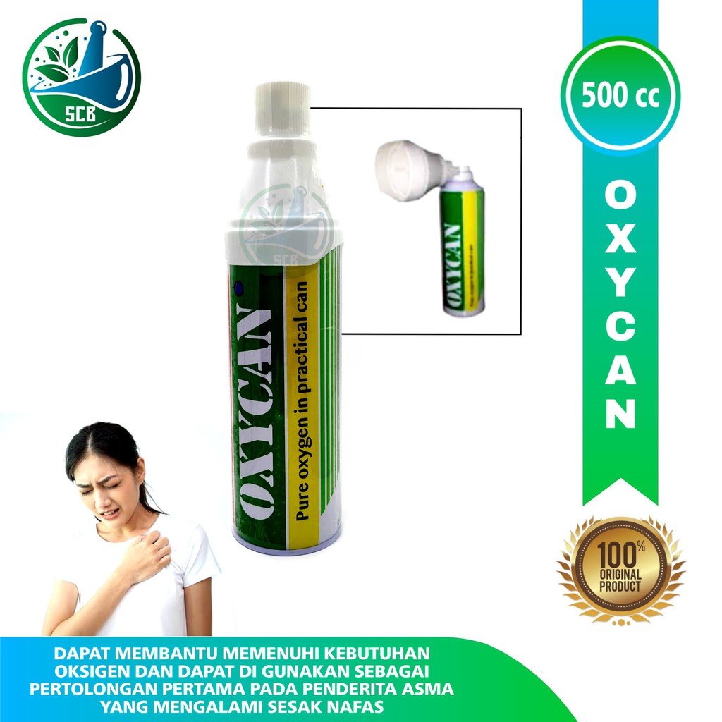 Jual Oxycan Green Kaleng - Tabung Oksigen Portable 500cc | Shopee Indonesia