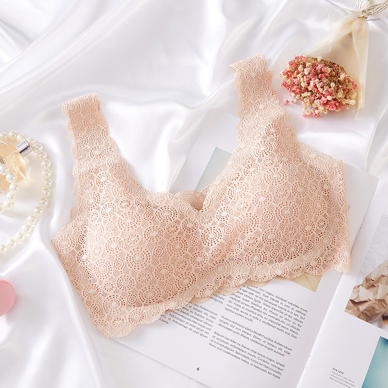 Jual YOROYAL Bra Japang Renda Seamless Bra Sports Bra Import Lace Bahan ...