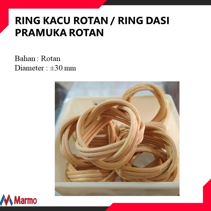 Jual RING KACU ROTAN / RING DASI PRAMUKA ROTAN | Shopee Indonesia