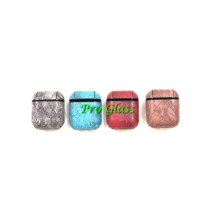 Jual Apple Airpods Airpod Premium SNAKE SKIN Leather Case + Strap Acc ...