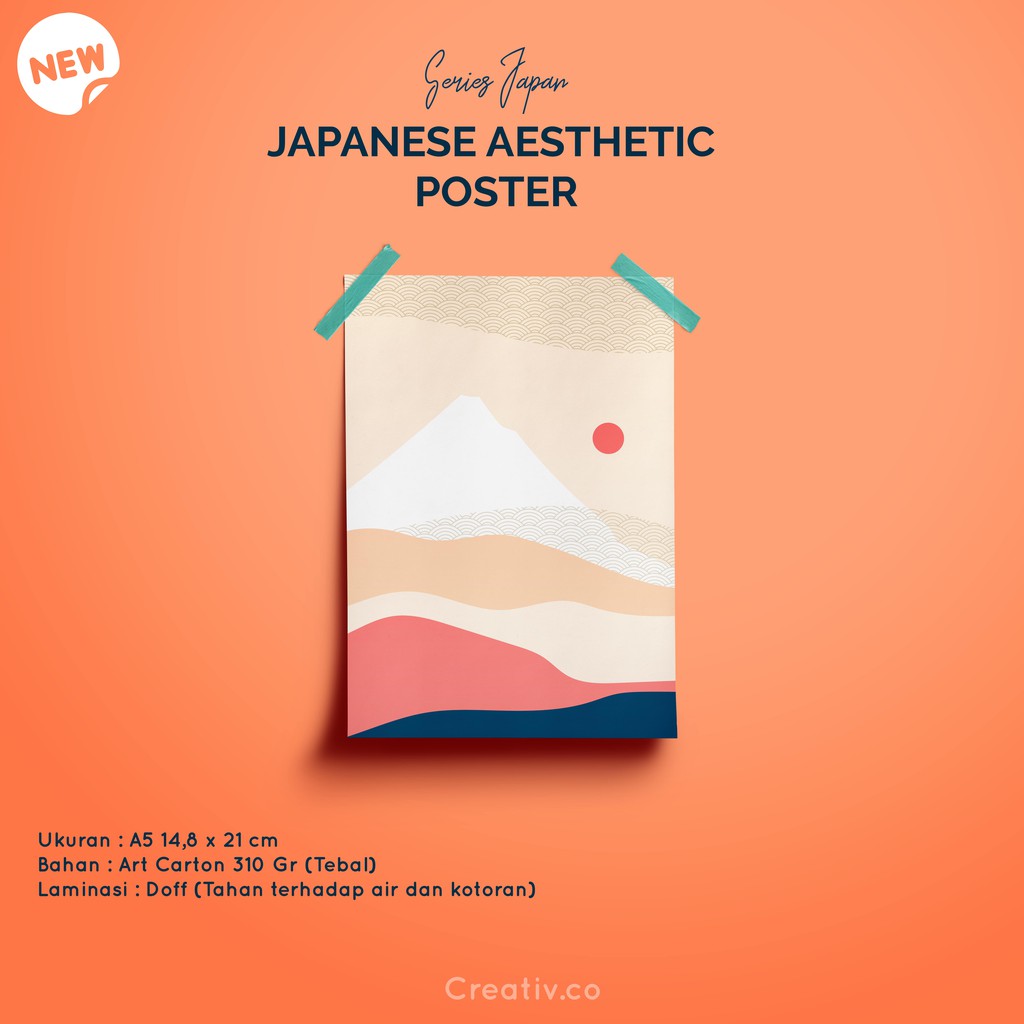 Jual POSTER AESTHETIC JAPAN SERIES [POSTER MURAH] [POSTER AESTHETIC ...