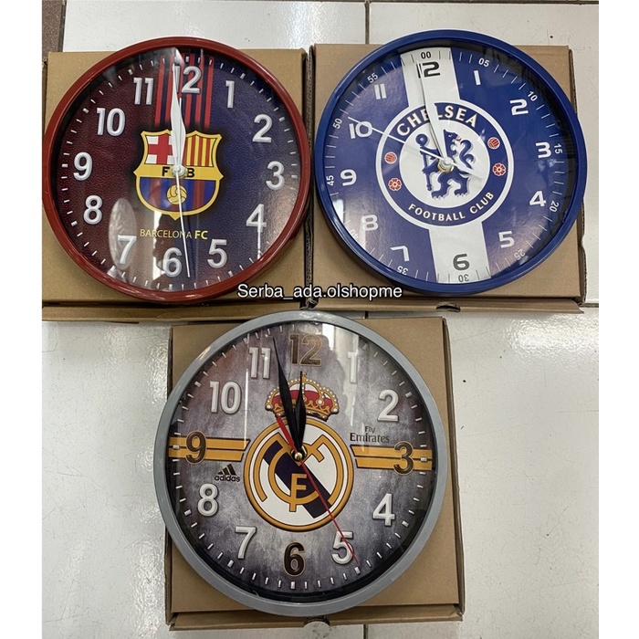 Jual JAM DINDING CLUB BOLA,FANS BOLA,KOLEKSI BOLA,HARGA MURAH | Shopee ...