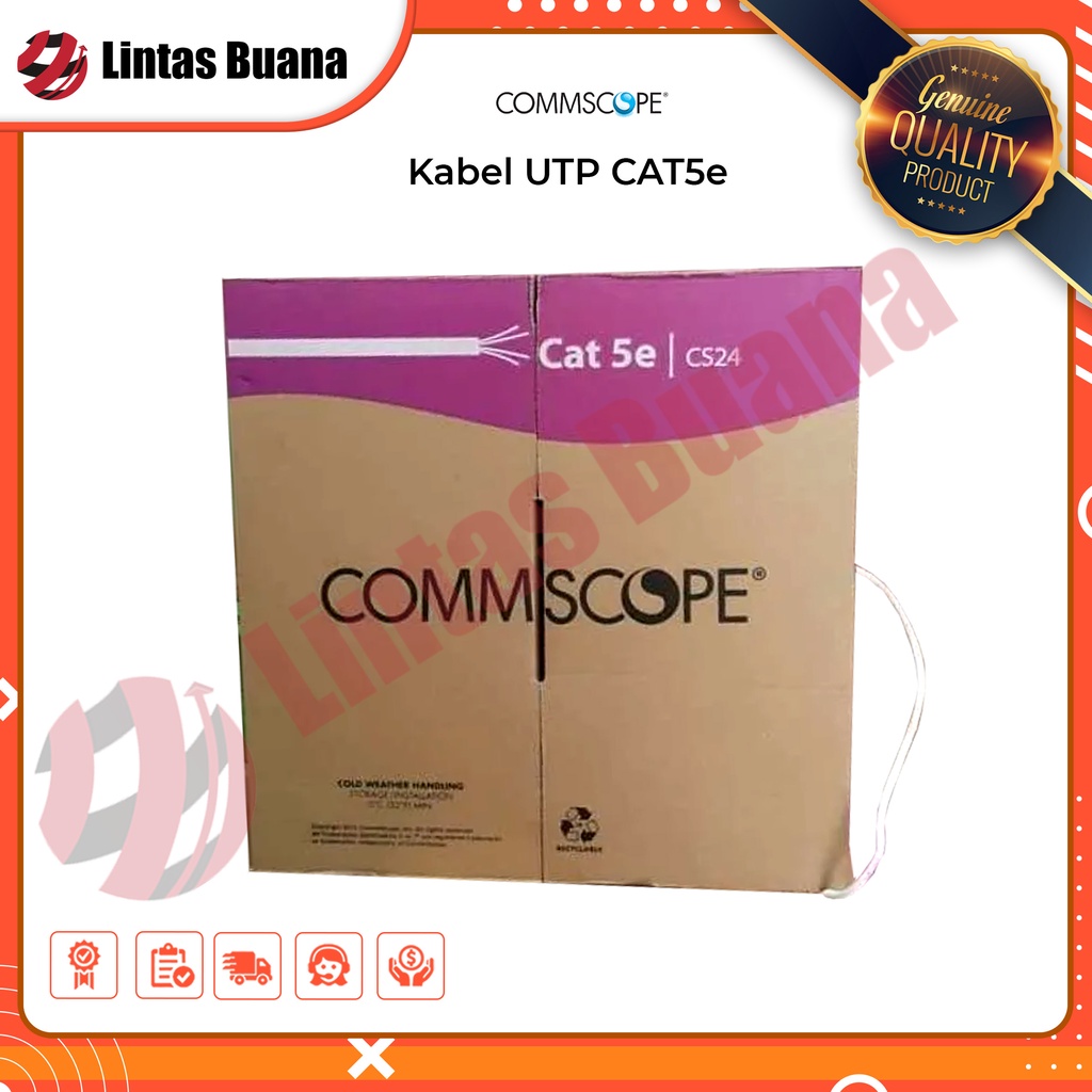 Jual Kabel Commscope LAN UTP CAT 5e Comscope AMP | Shopee Indonesia