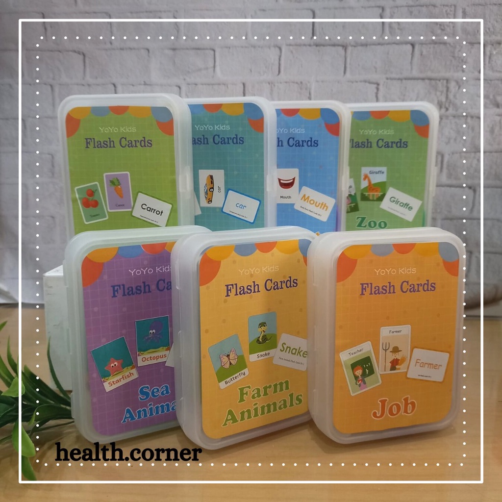 Jual Flash Card Edukasi Anak Mainan Edukasi Anak Kartu Pintar Balita ...