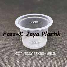 Jual Gelas puding 65ml / cup Jelly bening / Gelas agar uk 65 ml | Shopee Indonesia