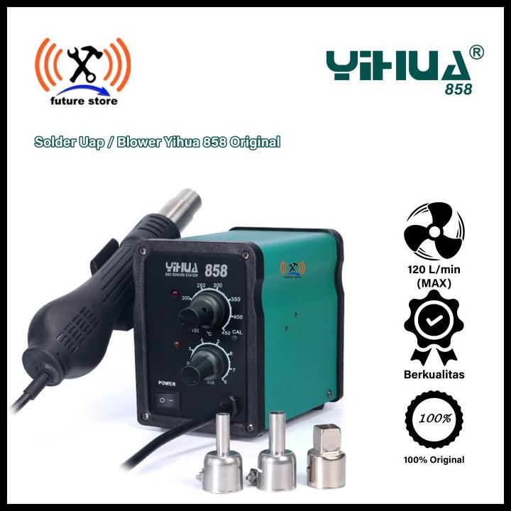 Jual Yihua 858 Blower - Solder Uap - Hot Air Gun Original | Shopee Indonesia