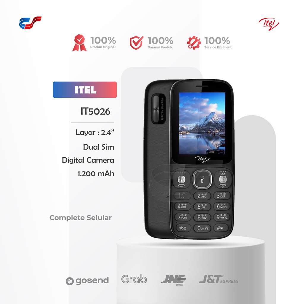 Jual Itel IT5026 - Digital Kamera 0.08 MP | Layar 2,4" | Baterai 1200 ...
