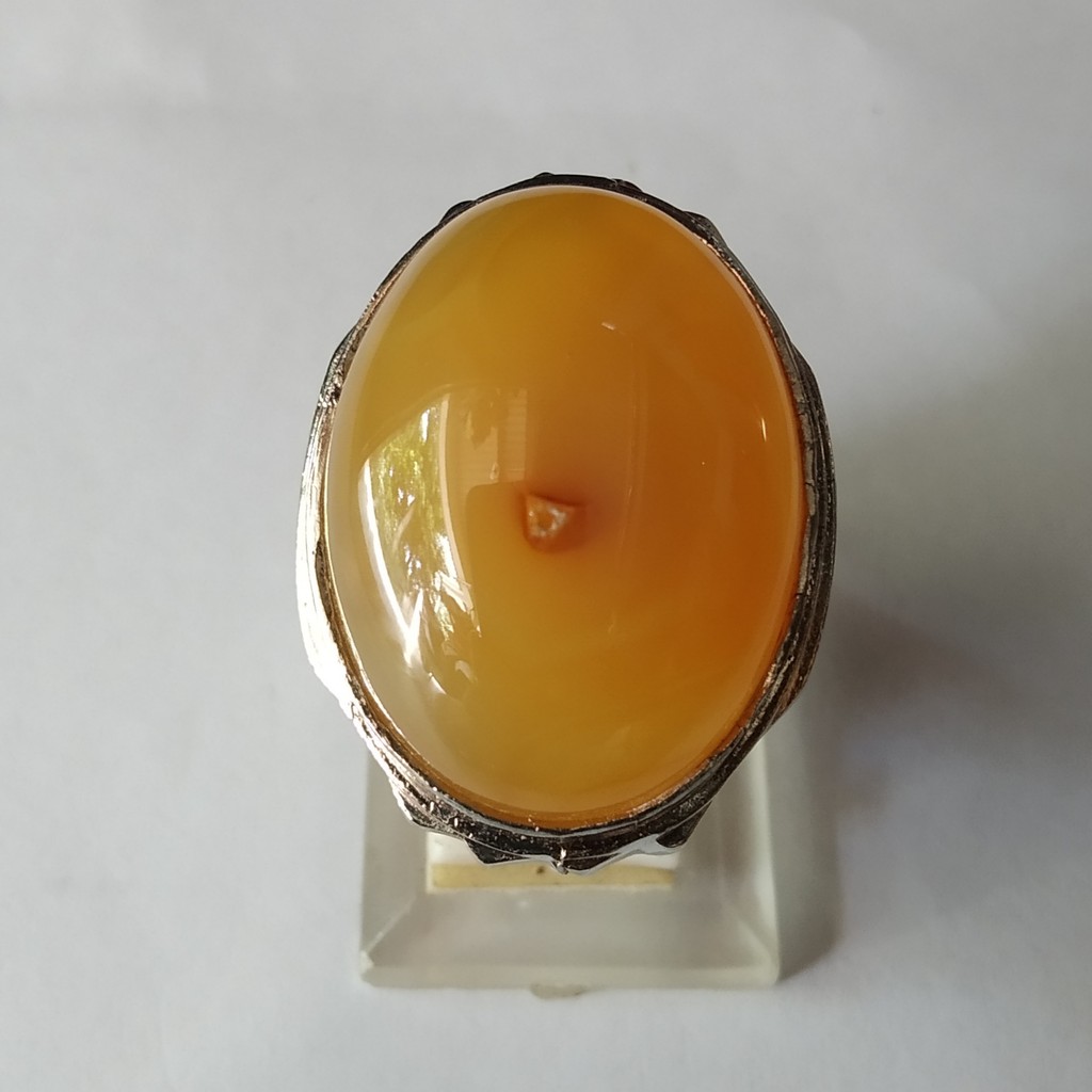 Jual Cincin Batu Akik Cempaka Madu Motif Combong | Shopee Indonesia