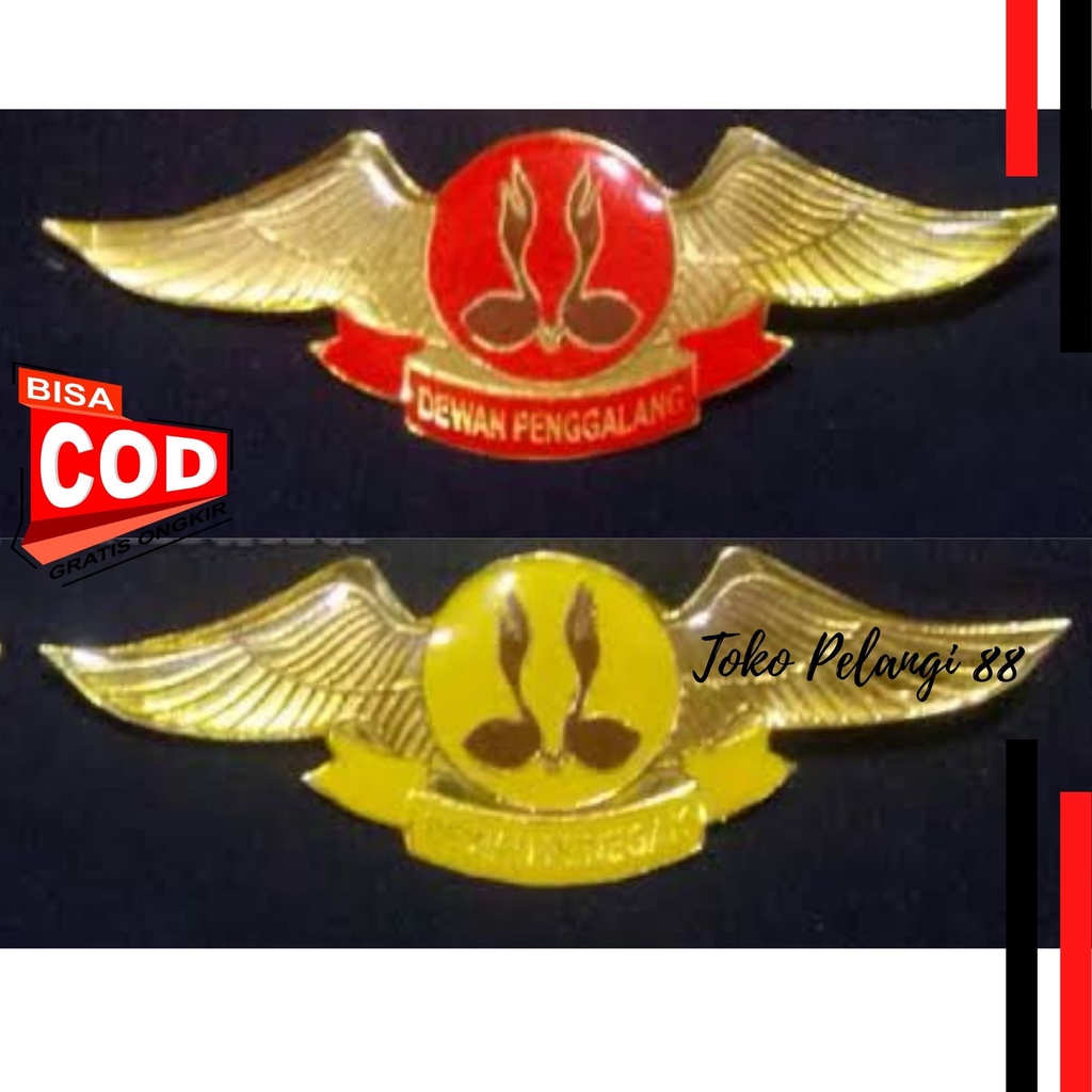 Jual Pin Wing Dewan Penggalang & Penegak Logam Fiber Pramuka Bros Dewan ...
