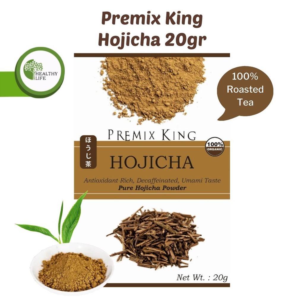 Jual Premix King - Organic Hojicha Tea Powder / Bubuk Premium Hojicha ...