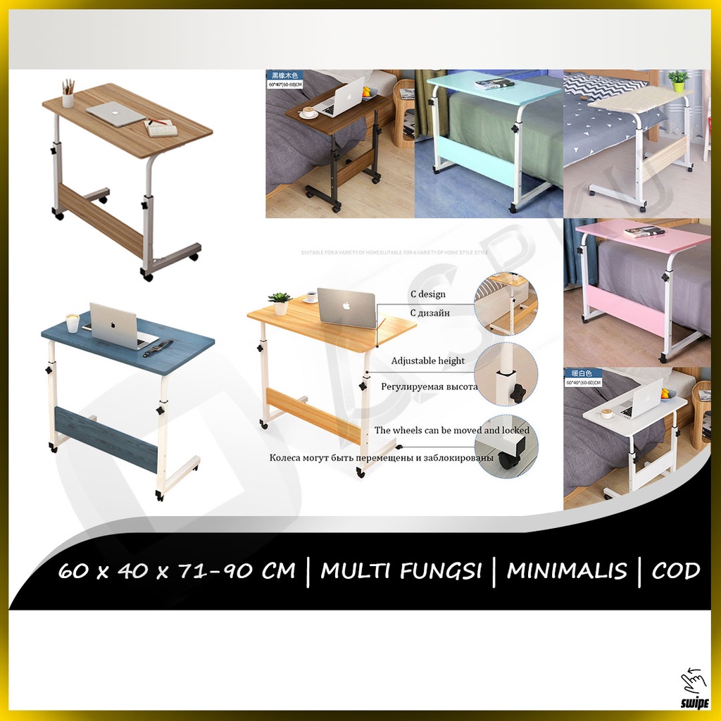 Jual Meja Laptop Adjustable Portable Tiang Stand Penyangga penahan Meja ...