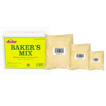 Jual Butter ANCHOR BAKER'S MIX kemasan repacked 250gr mentega | Shopee ...