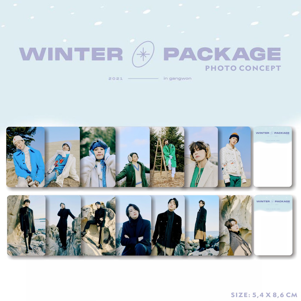 Jual [Photocard] BTS Winter Package 2021 Photo Concept | Shopee Indonesia