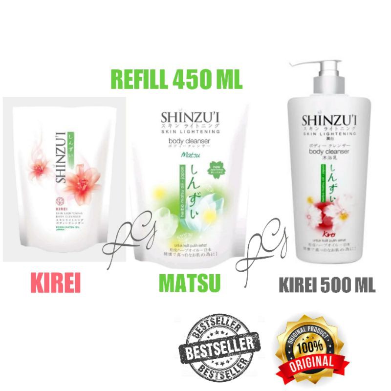 Jual Shinzui Sabun Cair Body Wash BOTOL 480 ML SHINZUI REFILL 400ML ...