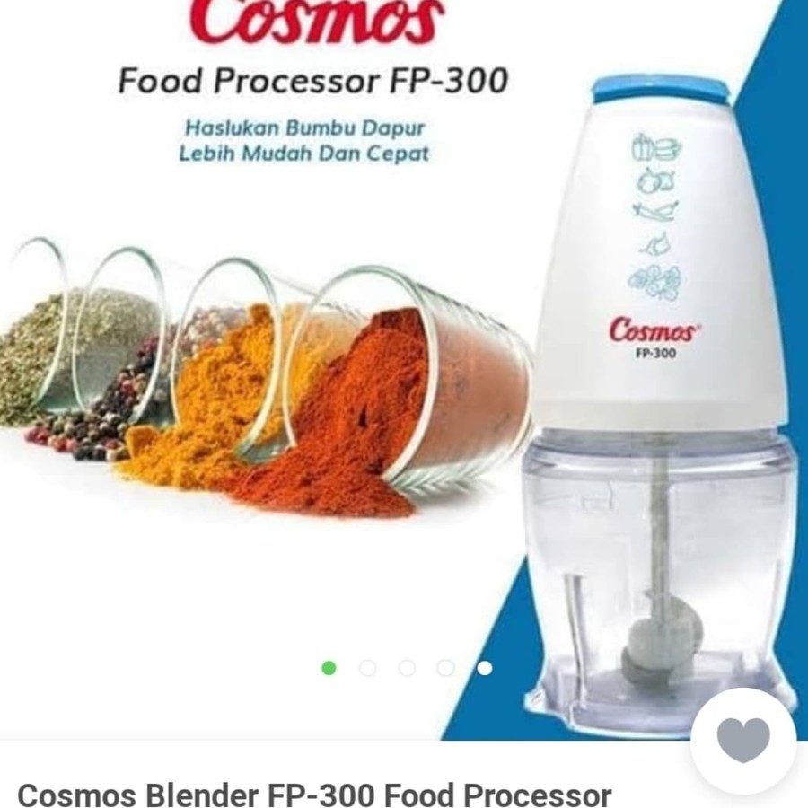 Jual Cosmos Blender Mini Serbaguna Food Processor Blender Mini FP300 FP ...