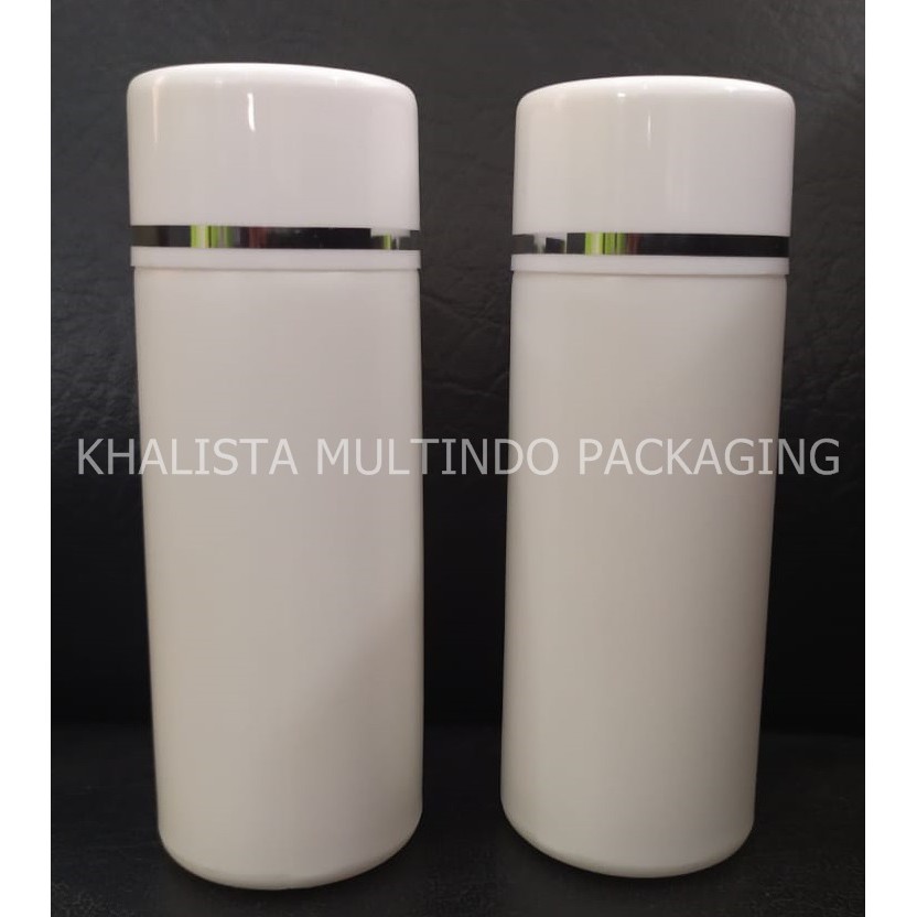 Jual Botol Toner / Botol Yardley 60 ml Putih ( Tutup Putih List Silver ...