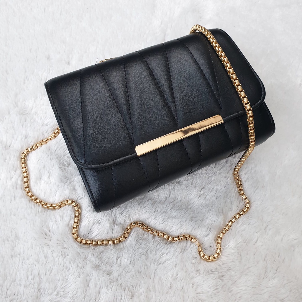 Jual GLOW Glory Tas Wanita Selempang Tali Rantai +Free Box Slingbag Cewek Perempuan 7061 ...