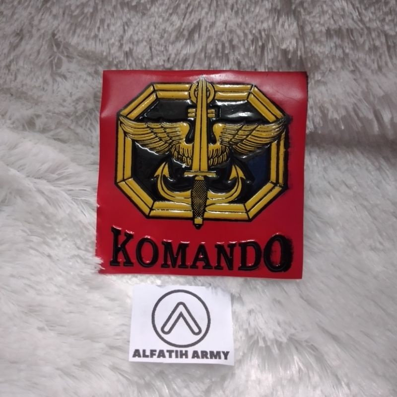 Jual Stiker Kopassus Timbul Komando Premium Tahan Air Kaca Motor ...